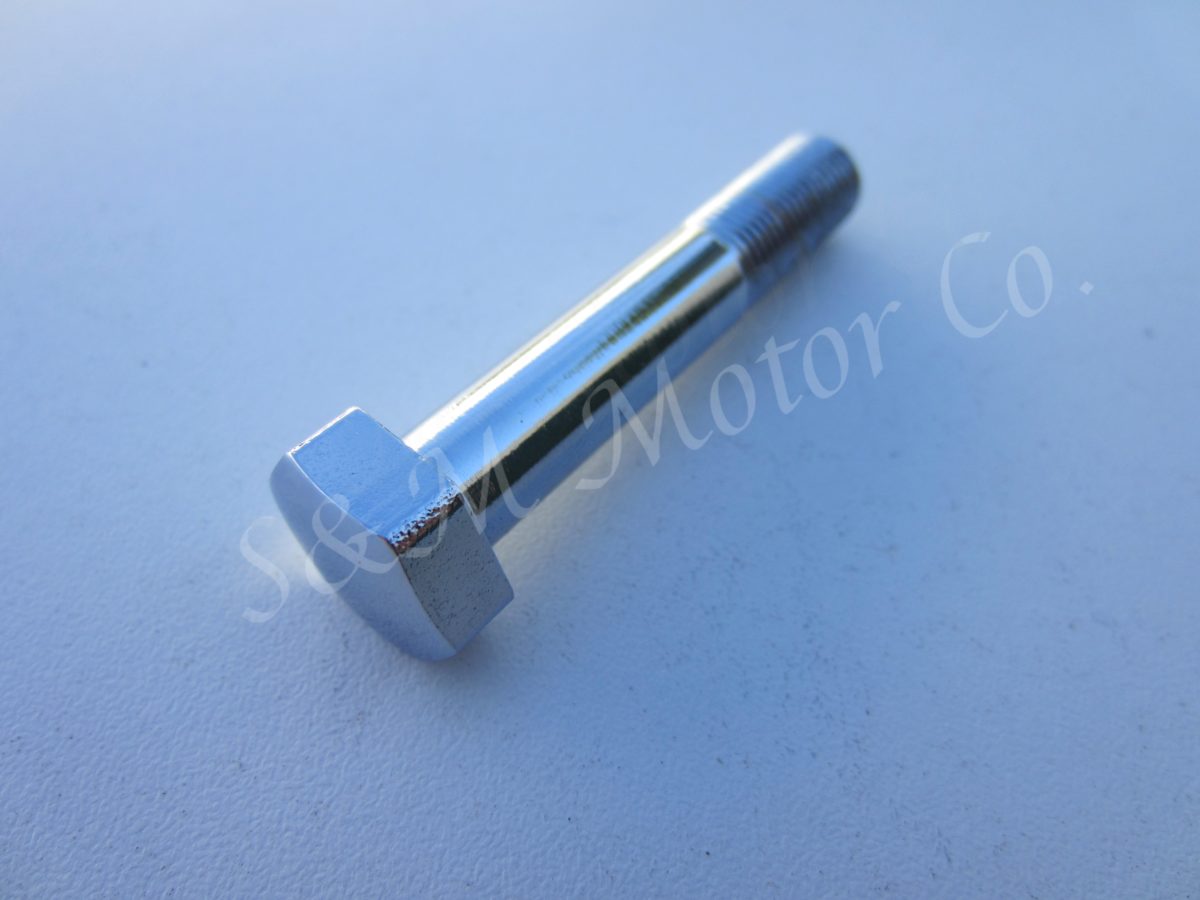 AJS MATCHLESS REAR SHOCK ABSORBER BOLT CHROME – S&M Motor Co.