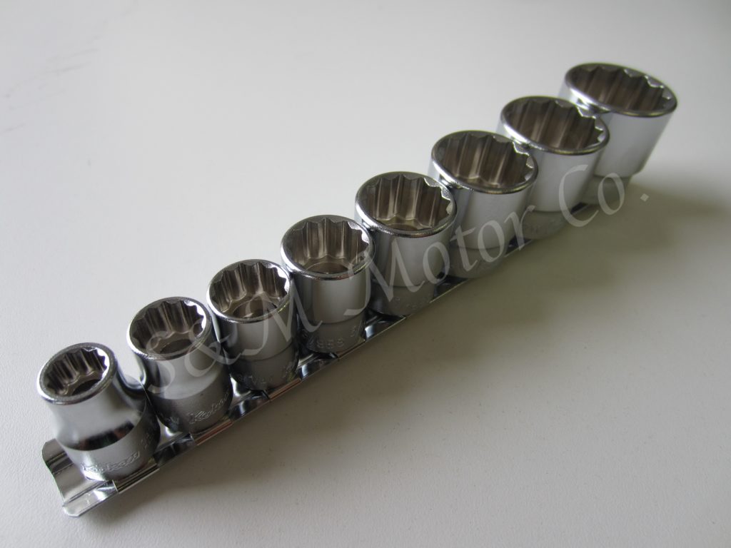 WHITWORTH 8 PIECE SOCKET SET TOOL BSA TRIUMPH NORTON AJS ARIEL – S&M ...