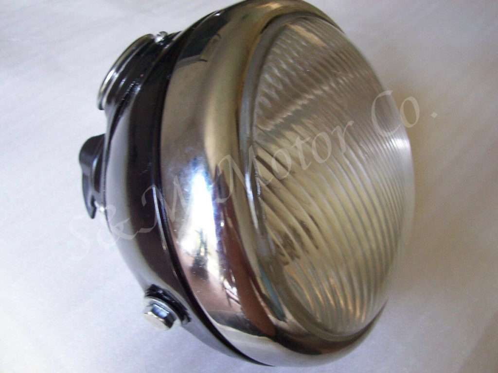 6 1/2″ LUCAS MU42 HEADLAMP HEAD LIGHT HEADLIGHT COMPLETE BSA TRIUMPH ...