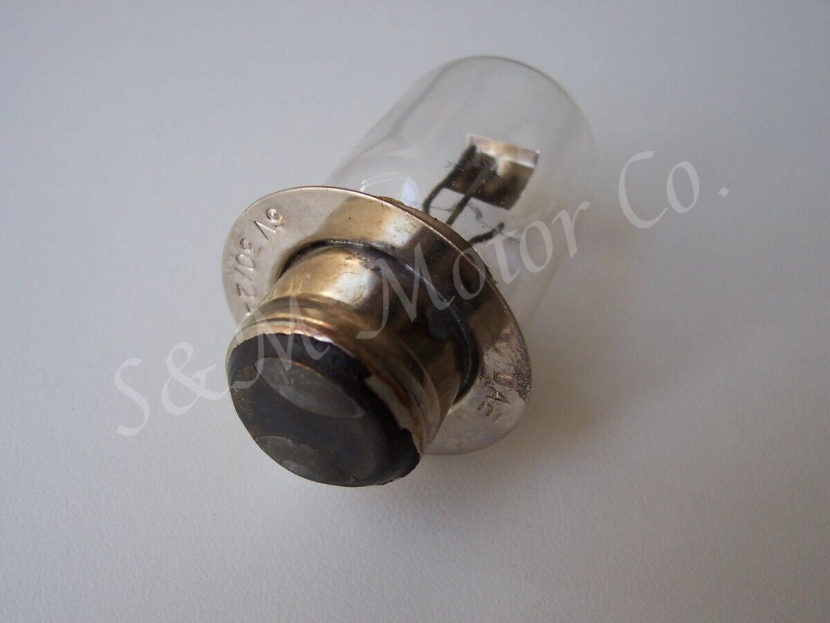 LUCAS 312 HEADLIGHT BULB 6 VOLT TRIUMPH BSA NORTON AJS MATCHLESS ARIEL ...