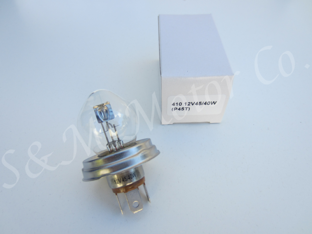 10 LUCAS 410 HEADLIGHT BULB 12 VOLT 45/40W P45T TRIUMPH NORTON 06-8019 ...