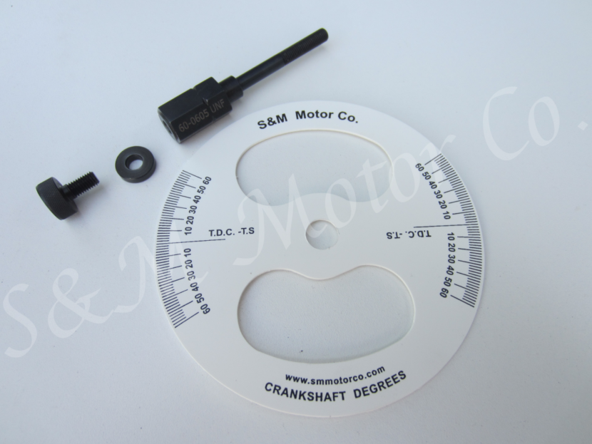 ENGINE TOP DEAD CENTER TDC IGNITION TIMING DISC TOOL 60-0605L TRIUMPH ...