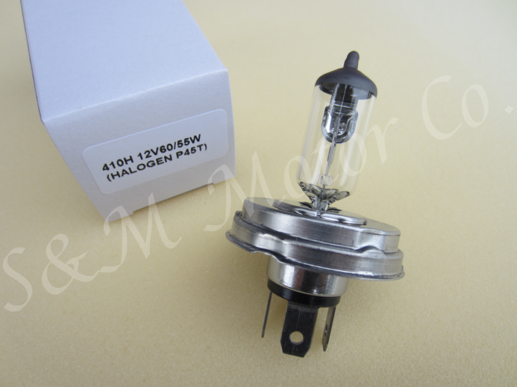 LUCAS 410 H HEADLIGHT BULB HALOGEN 12 VOLT 60/55W P45T TRIUMPH NORTON ...