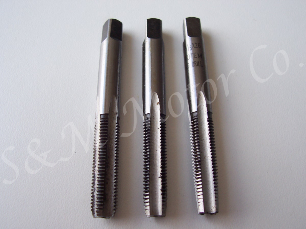 HSS HAND CYCLE THREAD TAP SET 5/16″ X 26 TPI BSA TRIUMPH NORTON AJS ...