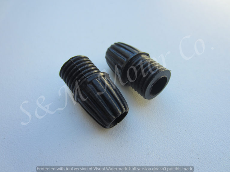 LUCAS MAGNETO PICK UP WIRE ACORN NUT (2) 410600 BSA AREIL AJS MATCHLESS ...