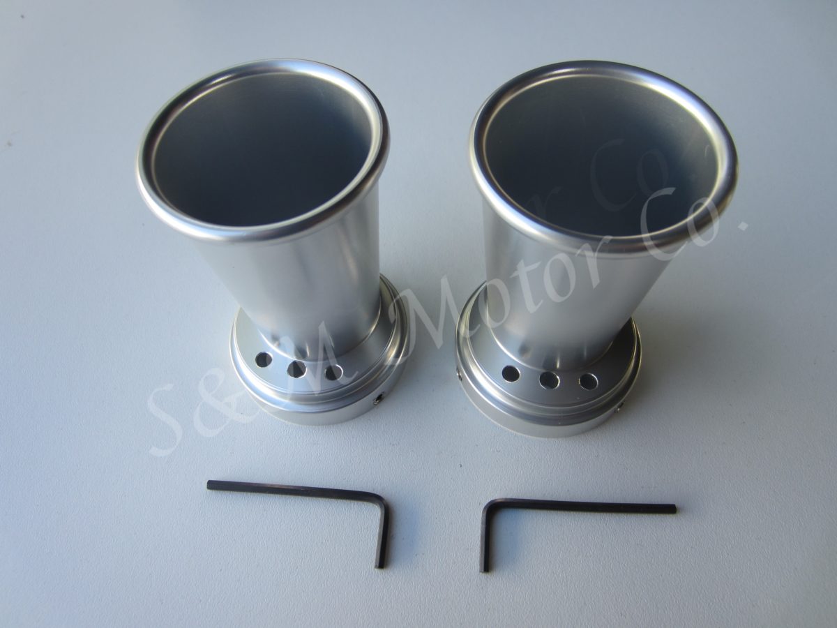 2 AMAL MK1 CARBURETOR VELOCITY STACK AIR INTAKE TUBE 928/076 BSA ...