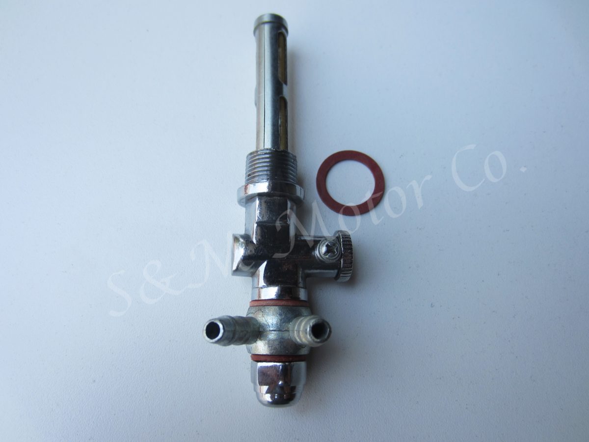 BSA EWARTS PETCOCK GAS TANK TAP WITH DOUBLE BANJO COMPLETE 42-8075, 65 ...