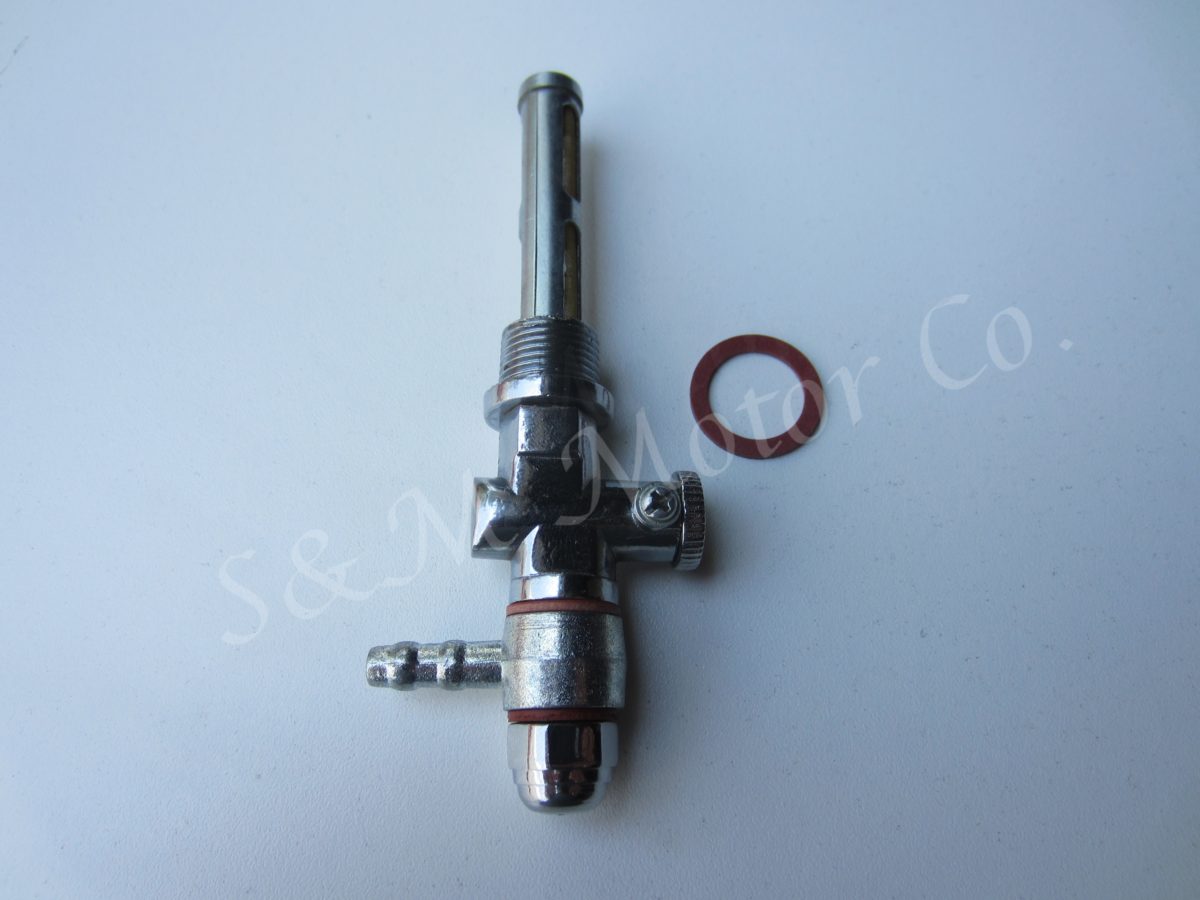 BSA EWARTS PETCOCK GAS TANK TAP WITH SINGLE BANJO COMPLETE 42-8075, 65 ...