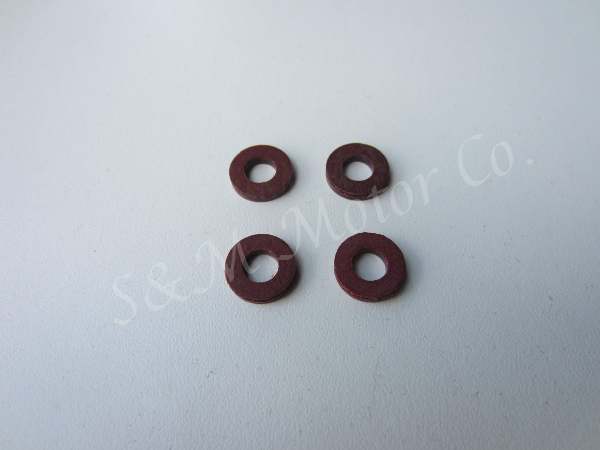 4 FIBER WASHER TRIUMPH NORTON BSA 60-4263, D4263, 54-4302, 24-1088 ...