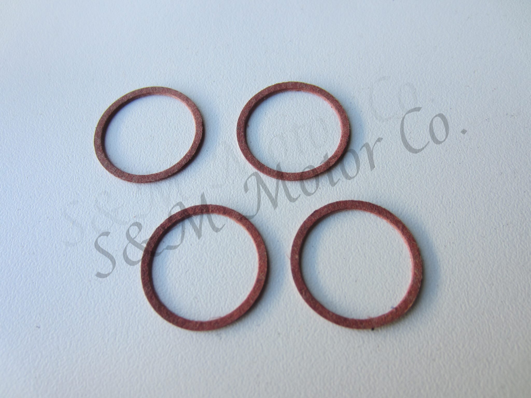 4 BSA TRIUMPH OIL PRESSURE RELEASE VALVE FIBER WASHER 70-8754, 68-0610 ...