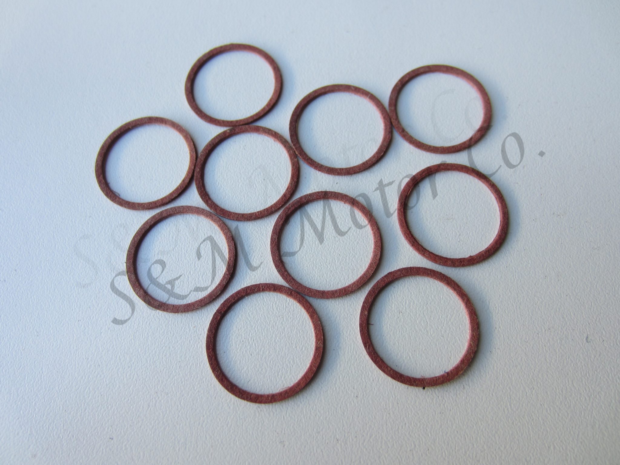 10 BSA TRIUMPH OIL PRESSURE RELEASE VALVE FIBER WASHER 70-8754, 68-0610 ...